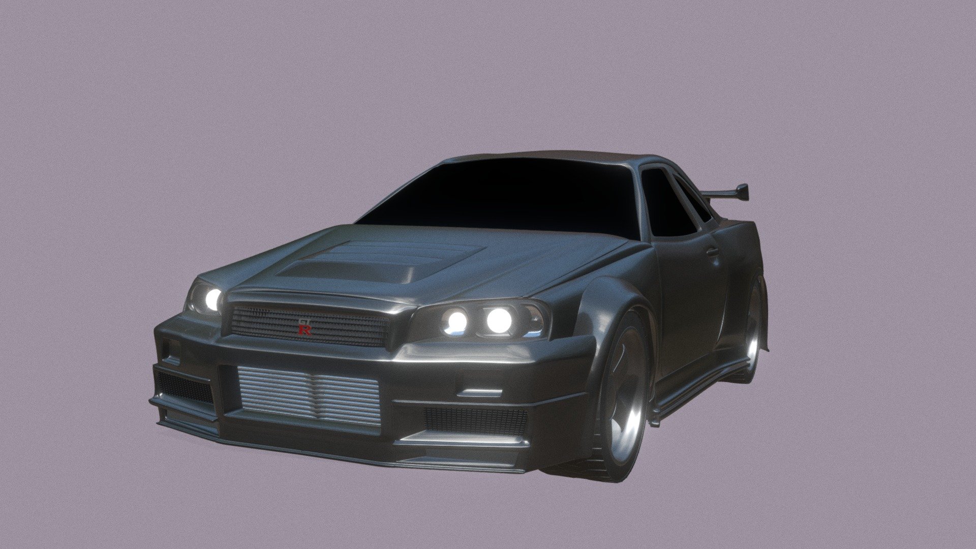 Nissan Skyline GTR 34 - Download Free 3D model by kunal.zed (@kunalzed ...