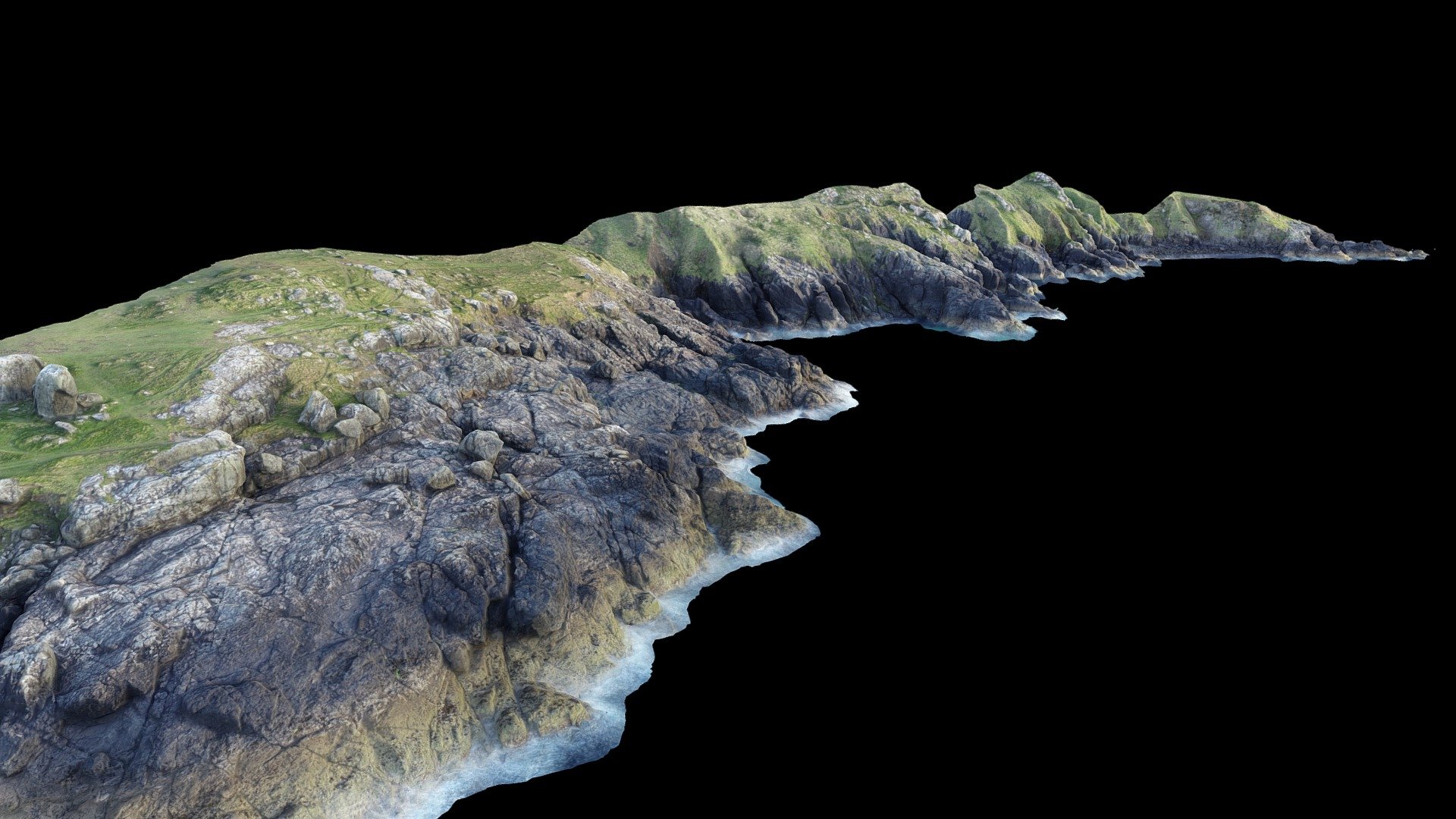 Clodgy Point, Cornwall - 3D model by e.RocK [f50a237] - Sketchfab