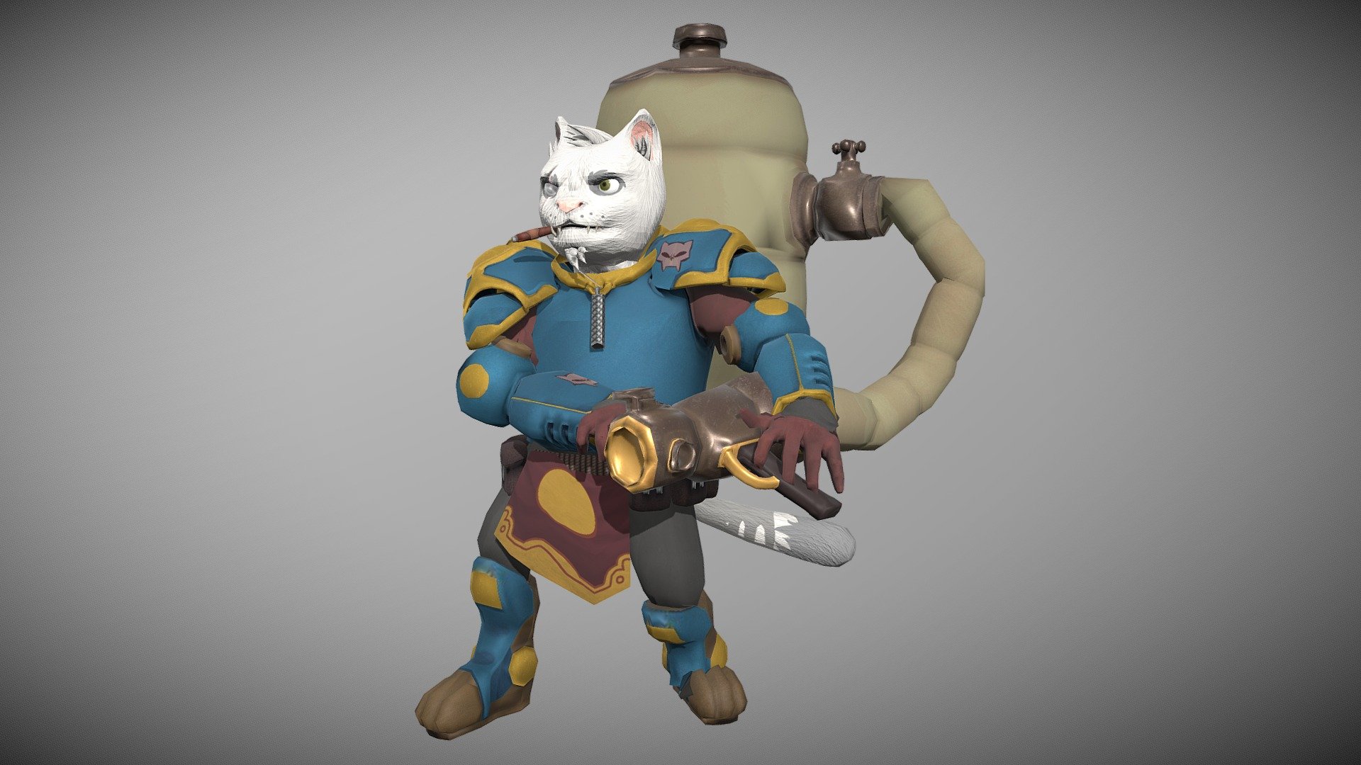 CT6035 - Cat Marine - 3D model by Michael B (@s1902940) [f50a3b6 ...