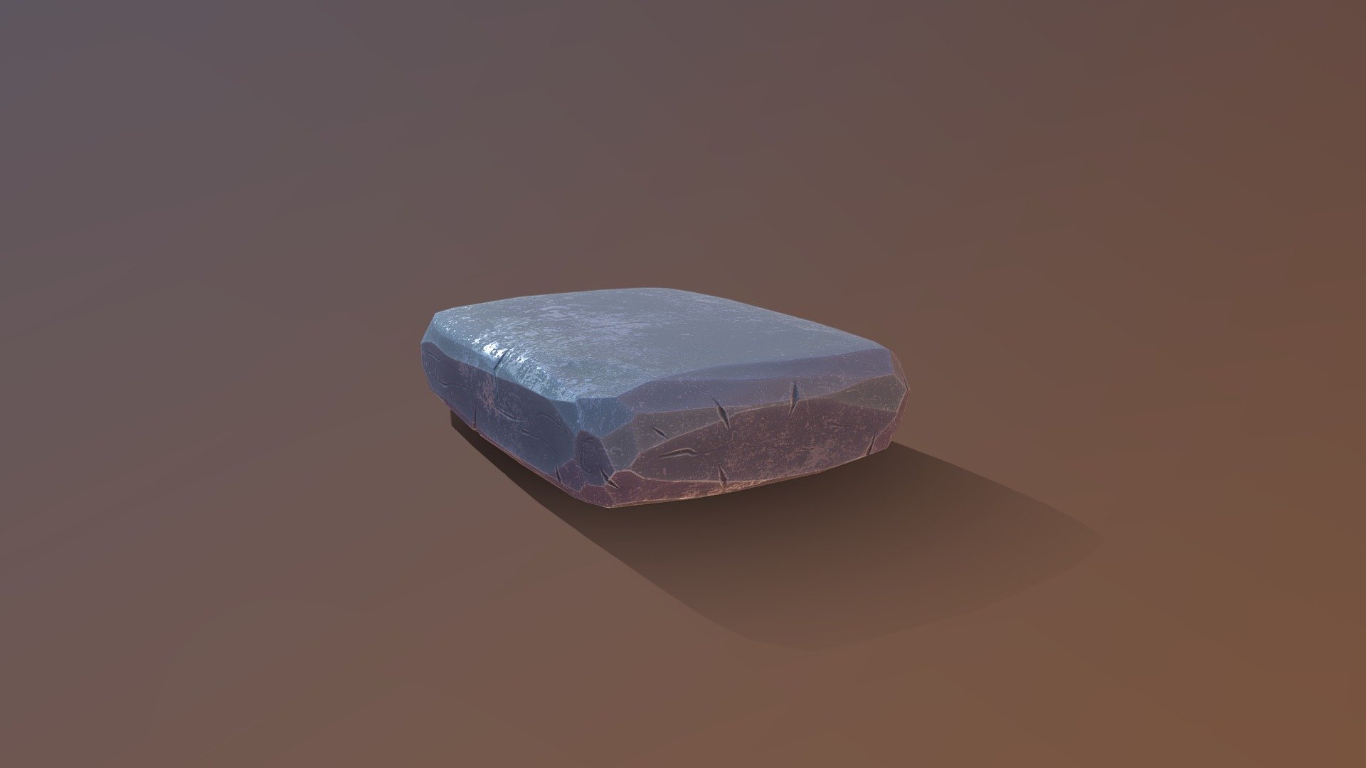 Low Poly Smooth Stone Piece - Download Free 3D model by MMandali ...