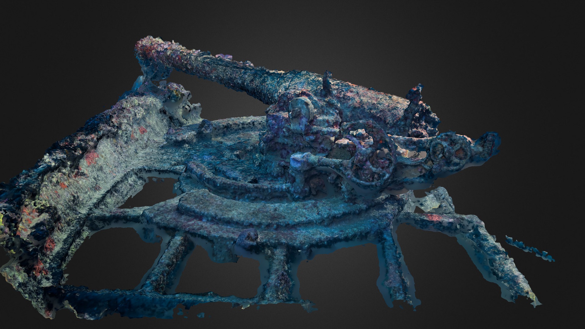 SS Le Polynesien stern gun - 3D model by Smiling Otter (@mucus ...