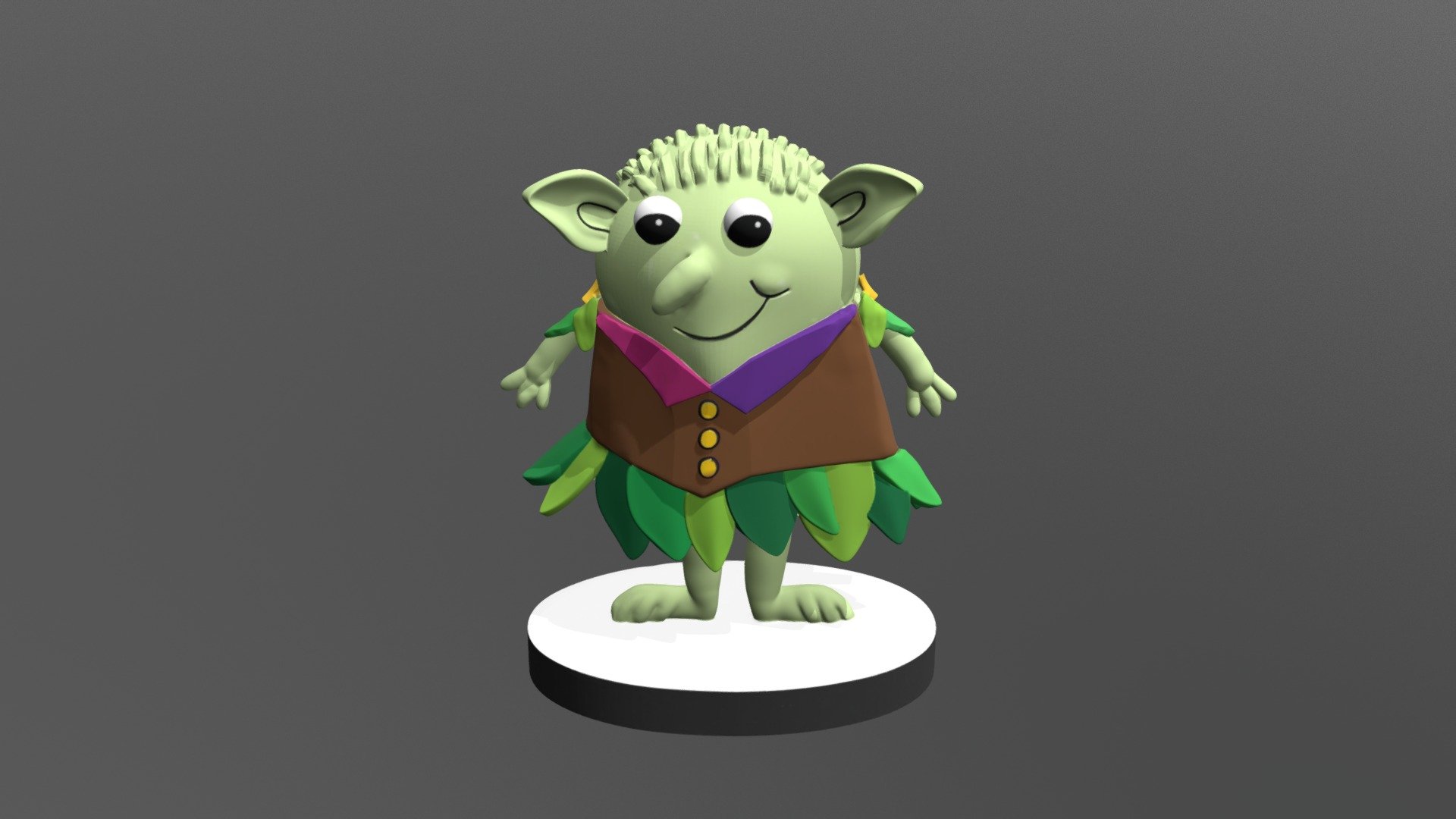Green Character - 3D model by 3dforworld [f50e6e4] - Sketchfab