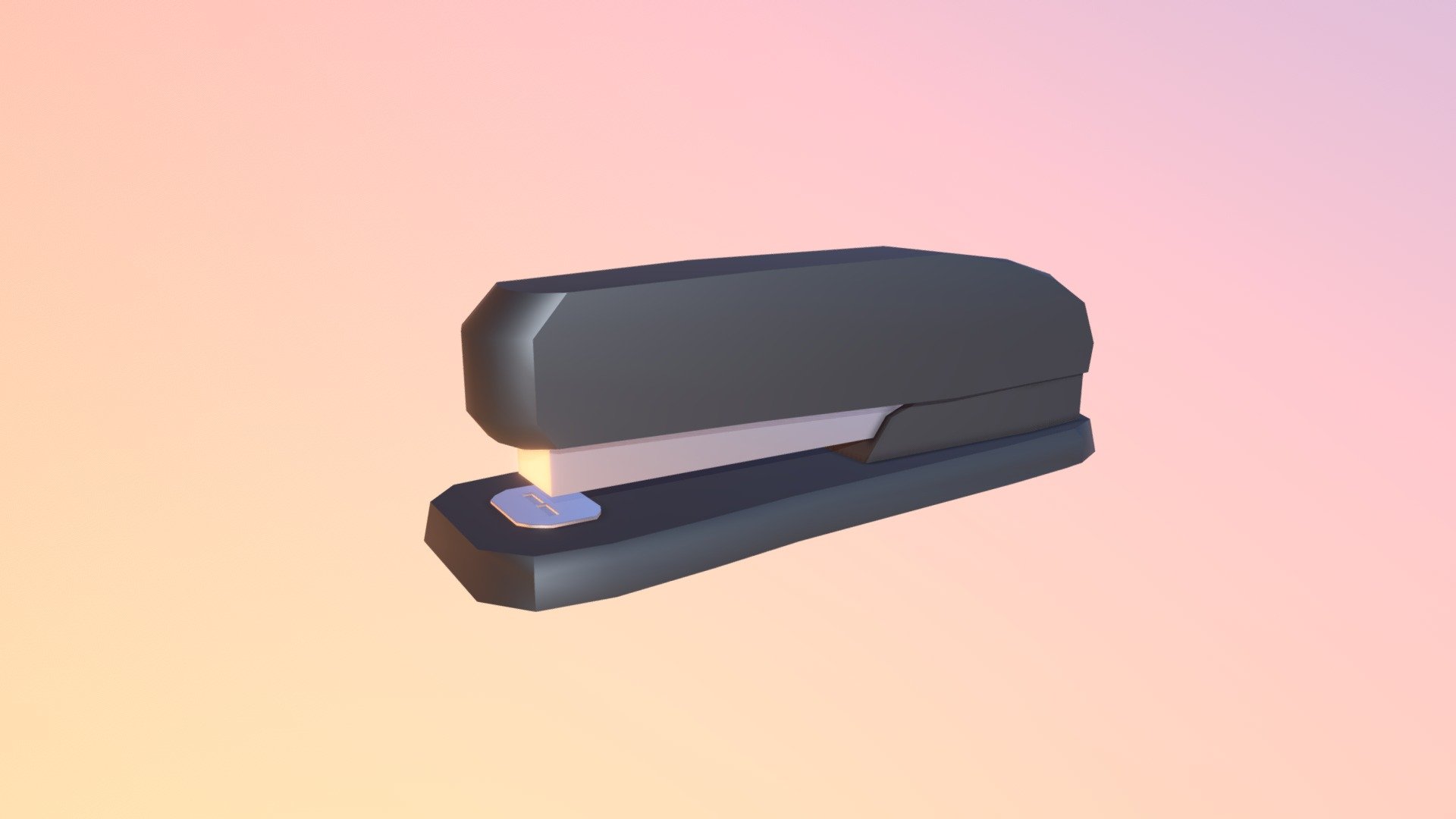 Low-poly Stapler - 3D model by David (@dcochrane117) [f50ed9b] - Sketchfab