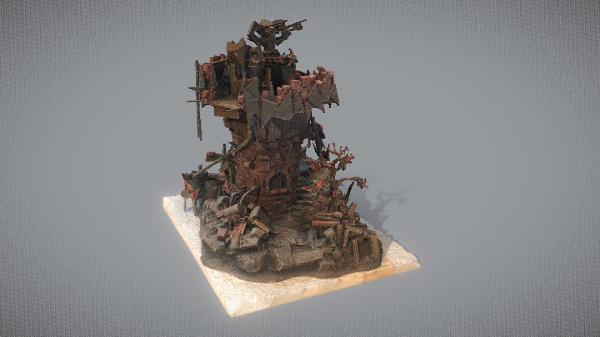 Orc tower - 3D model by Vadim_Ti (@esarevvadim) [f512107] - Sketchfab