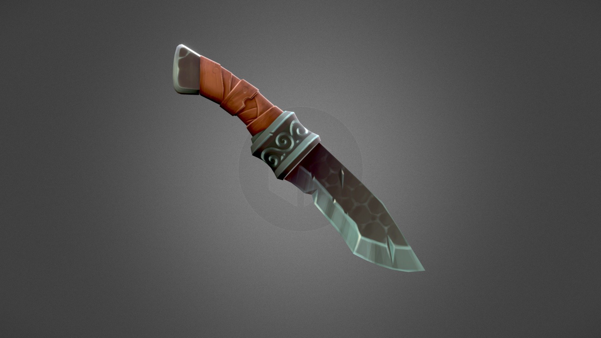 Knife_handpaint - 3D model by kissebomer [f5123af] - Sketchfab