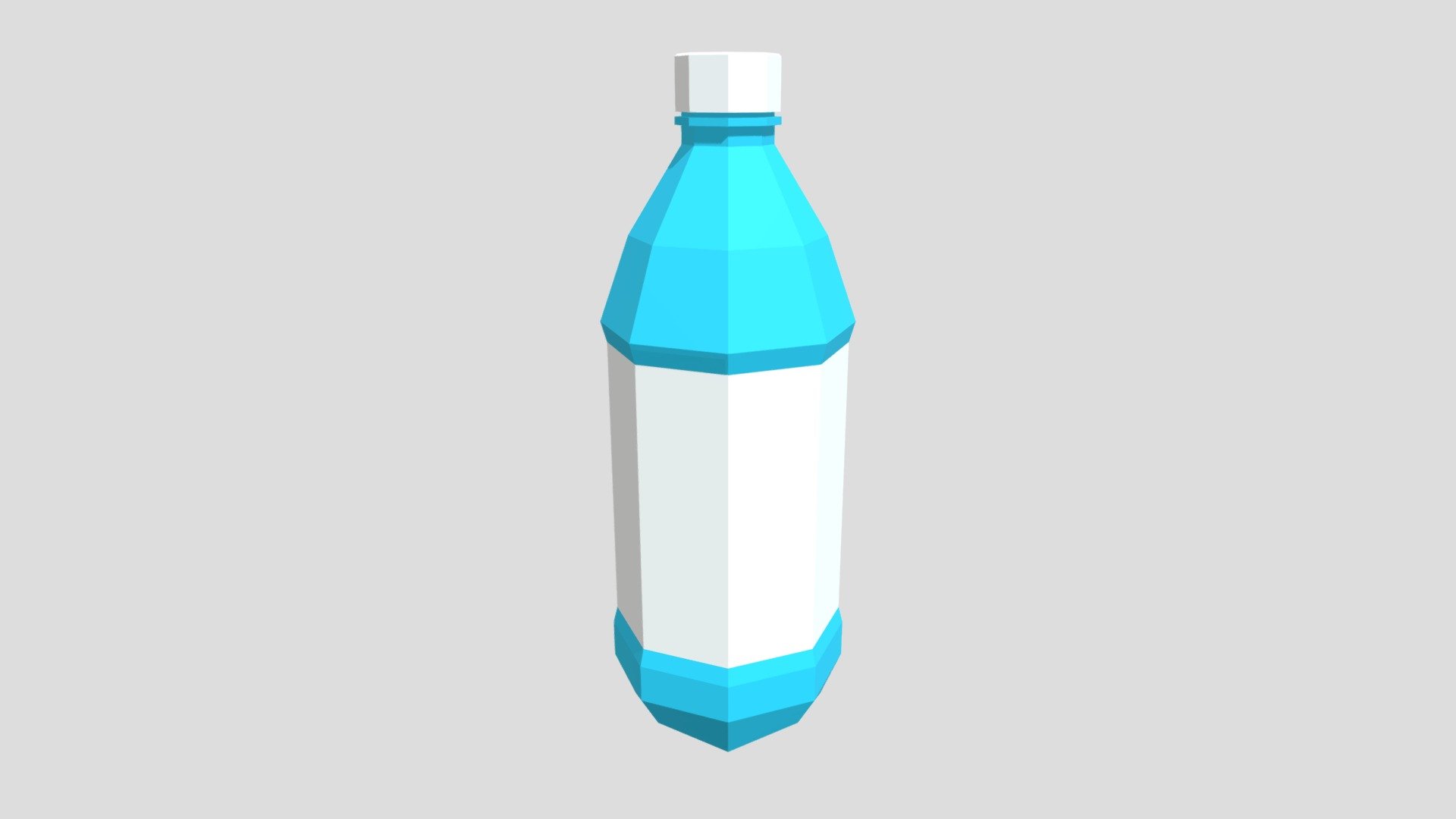 Water bottle from Poly by Google - Download Free 3D model by IronEqual ...