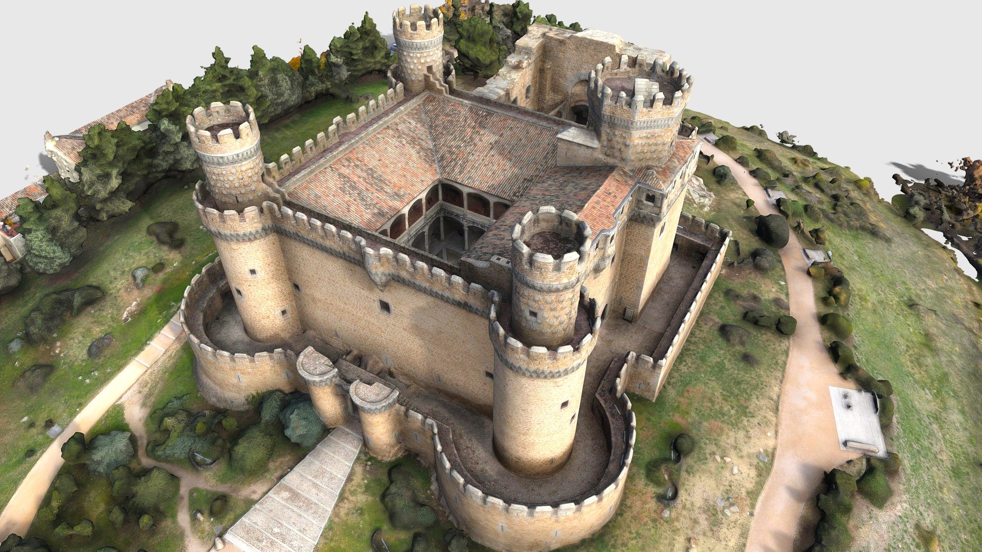Castillo de Manzanares el Real - 3D model by wlab_studio [f5137db ...
