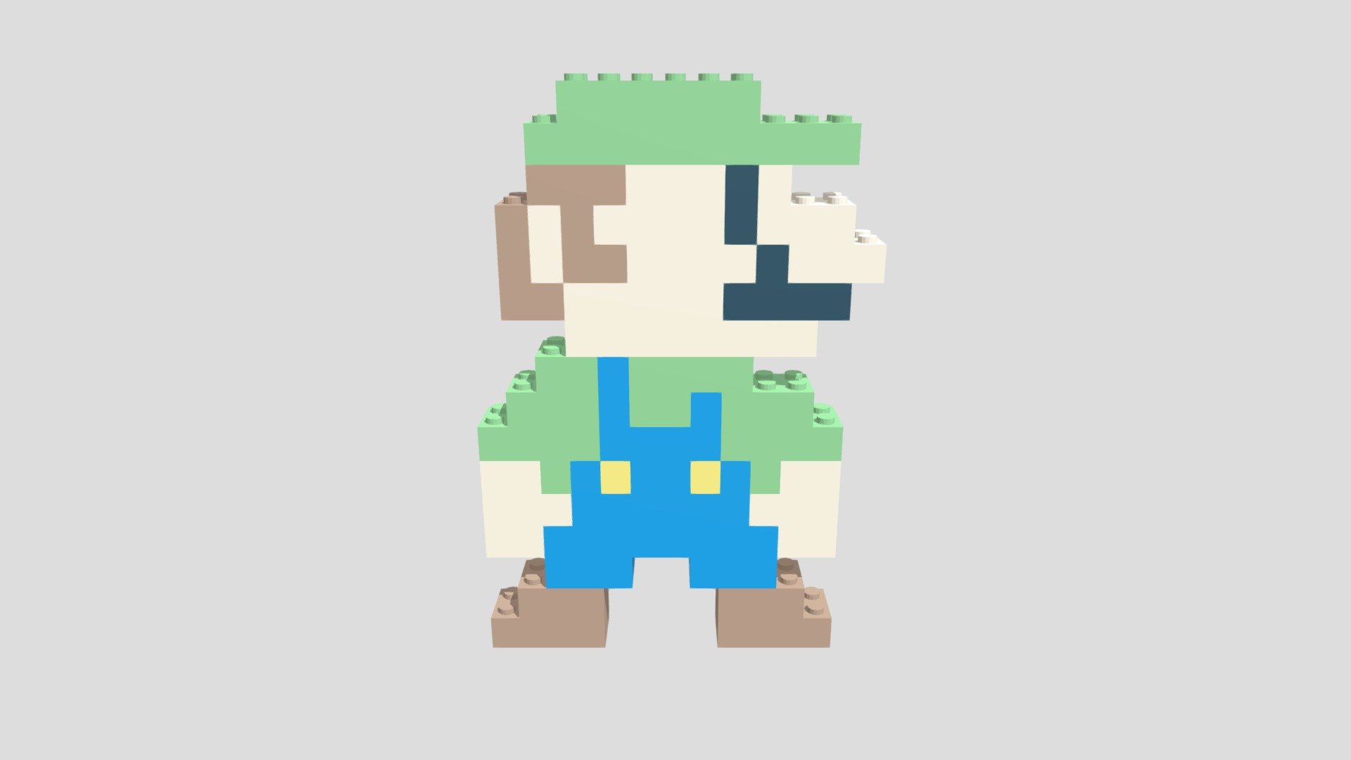 Luigi - 3D model by xiaoqiang000 [f513d7e] - Sketchfab