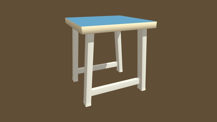 Simple_stool 3D models - Sketchfab