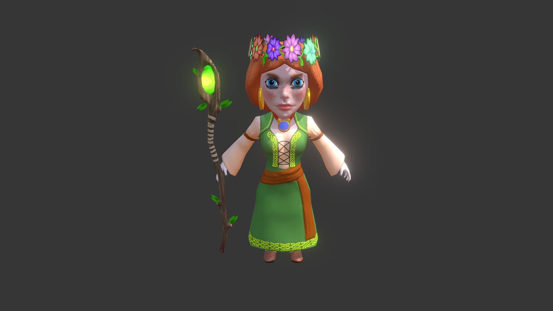 Druid 01 - 3D model by disartix01 [f515045] - Sketchfab