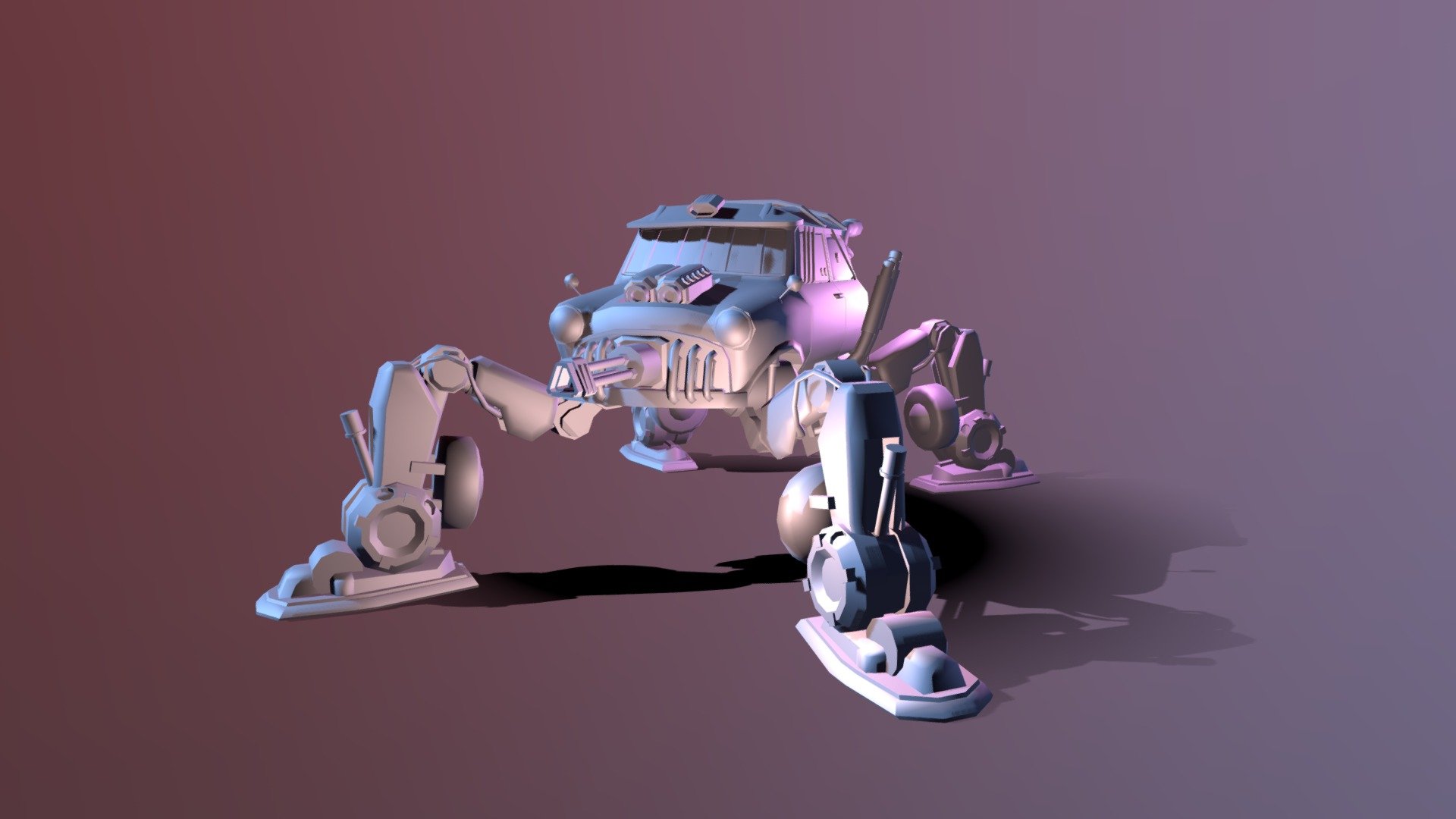 Apocalyptic Cooper Mech - 3D model by Marcus (@MarcusLSJ) [f5173bb ...