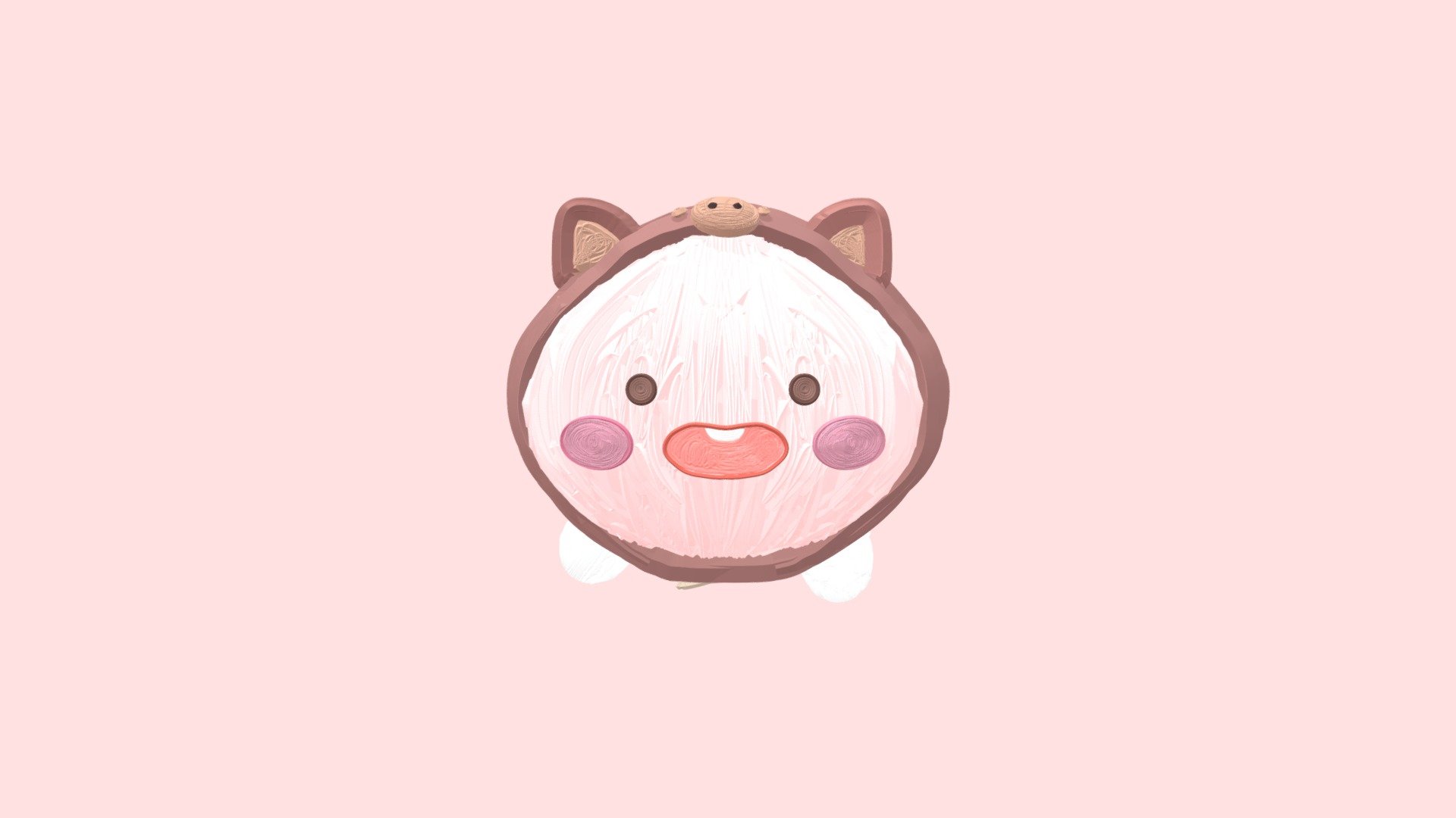 Baby Apeach - 3D model by onlyone__o [f517fc6] - Sketchfab