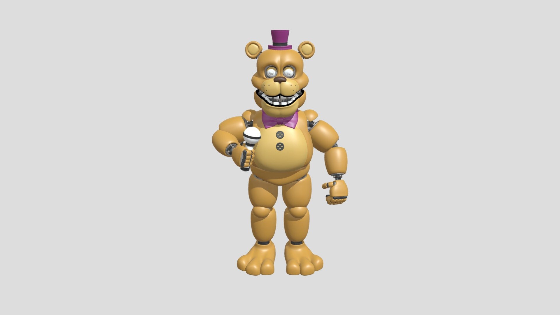 Fredbear - Download Free 3D model by KozlovIII [f51a3cf] - Sketchfab