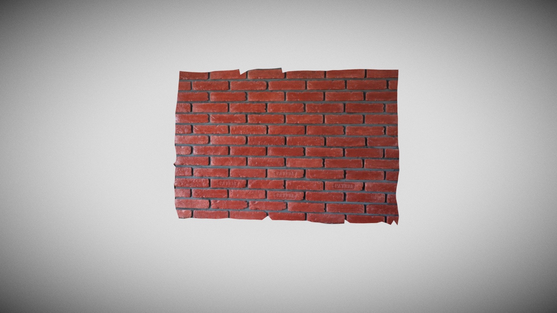 Brick wall - 3D model by Align (@server1990) [f51a5e2] - Sketchfab