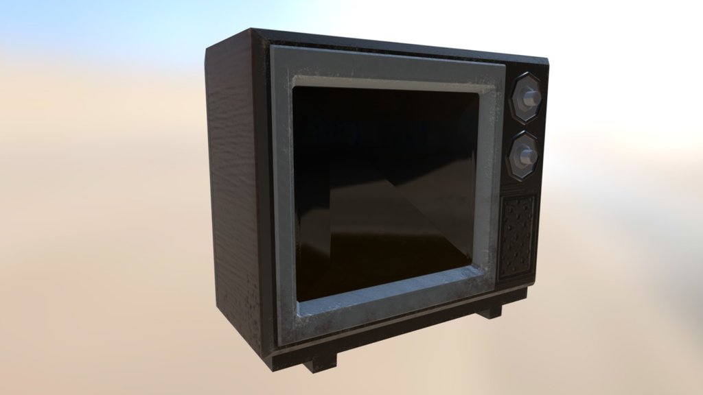 Old Tv - 3D model by Jessica (@JessH) [f51a61e] - Sketchfab