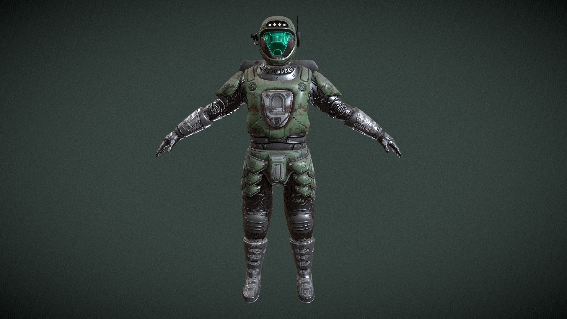 Sci-fi Military Astronaut Character - Buy Royalty Free 3D model by ...
