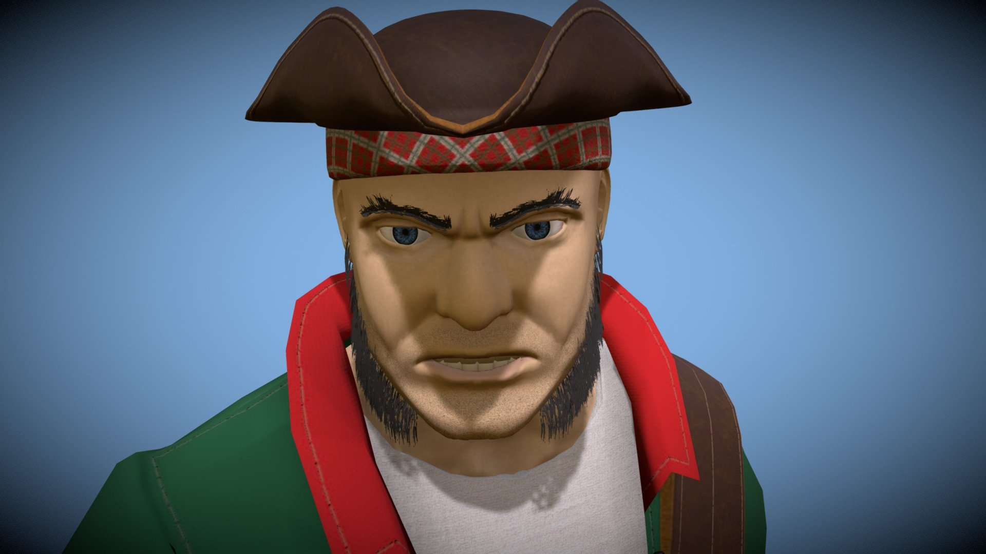 Pirate - 3D model by Obi-Wanya [f51de61] - Sketchfab