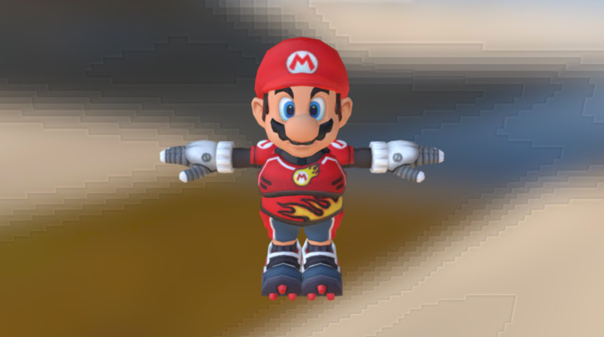 Wii - Mario Strikers Charged - Mario - 3D model by Luc (@IvaNess ...