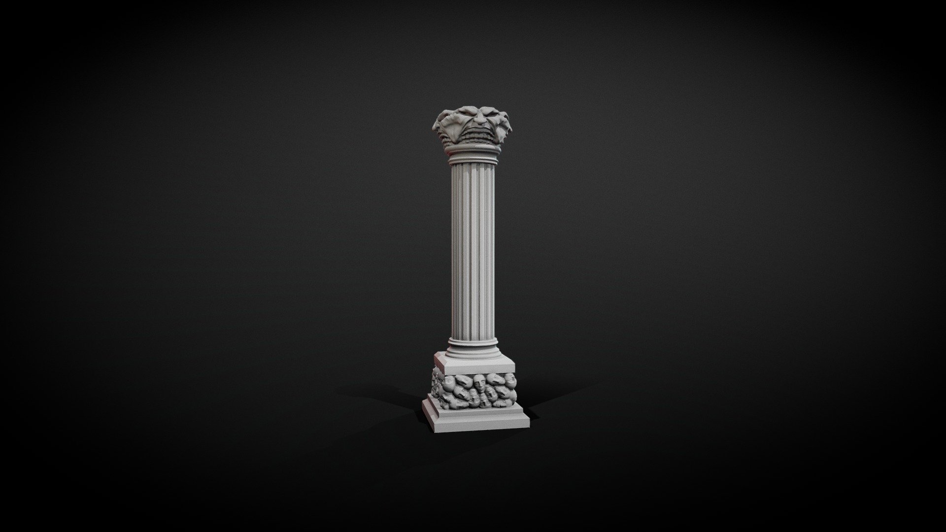 Column Kingdom Death Custom 3D terrain by me - 3D model by ...