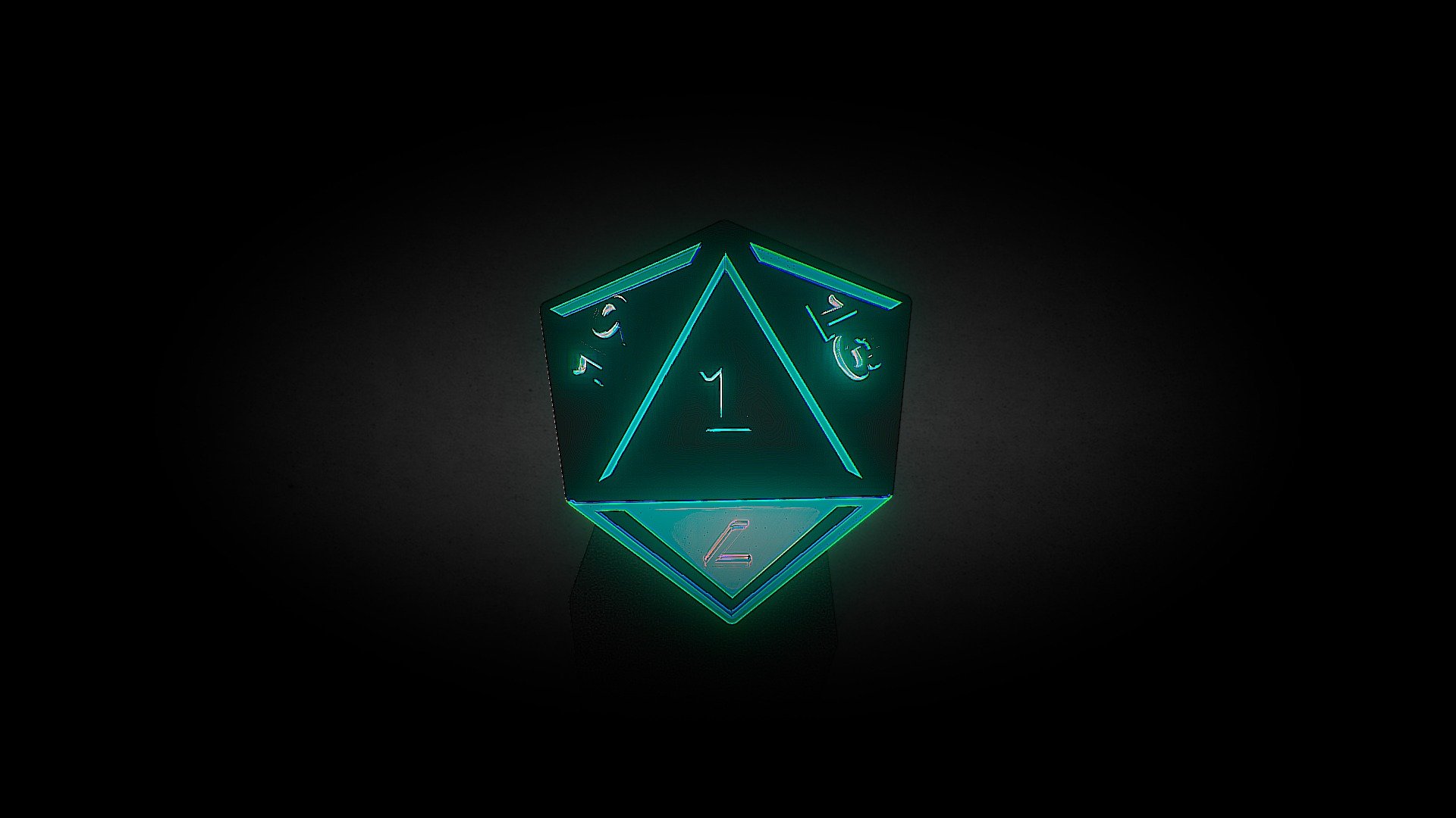 D20 neon literally. - Download Free 3D model by 249DOODLE (@skylar ...