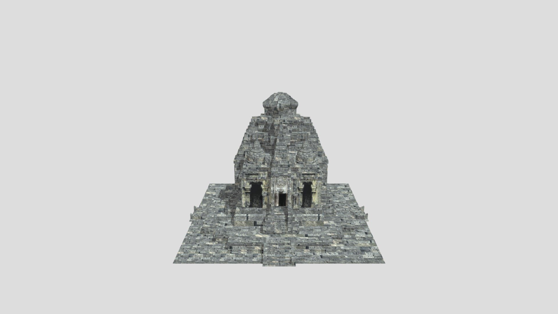 Candi Kalasan(Sdg) - 3D model by dinarsurya [f521ae8] - Sketchfab