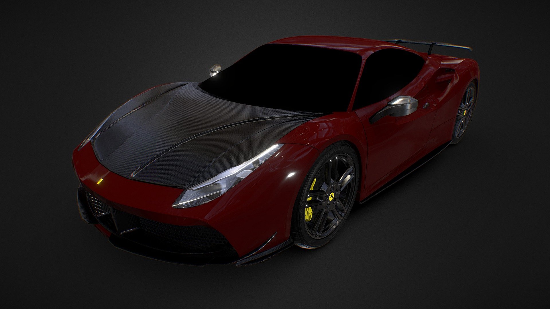 Ferrari 488GTB 2015 - Download Free 3D model by be the knight ...