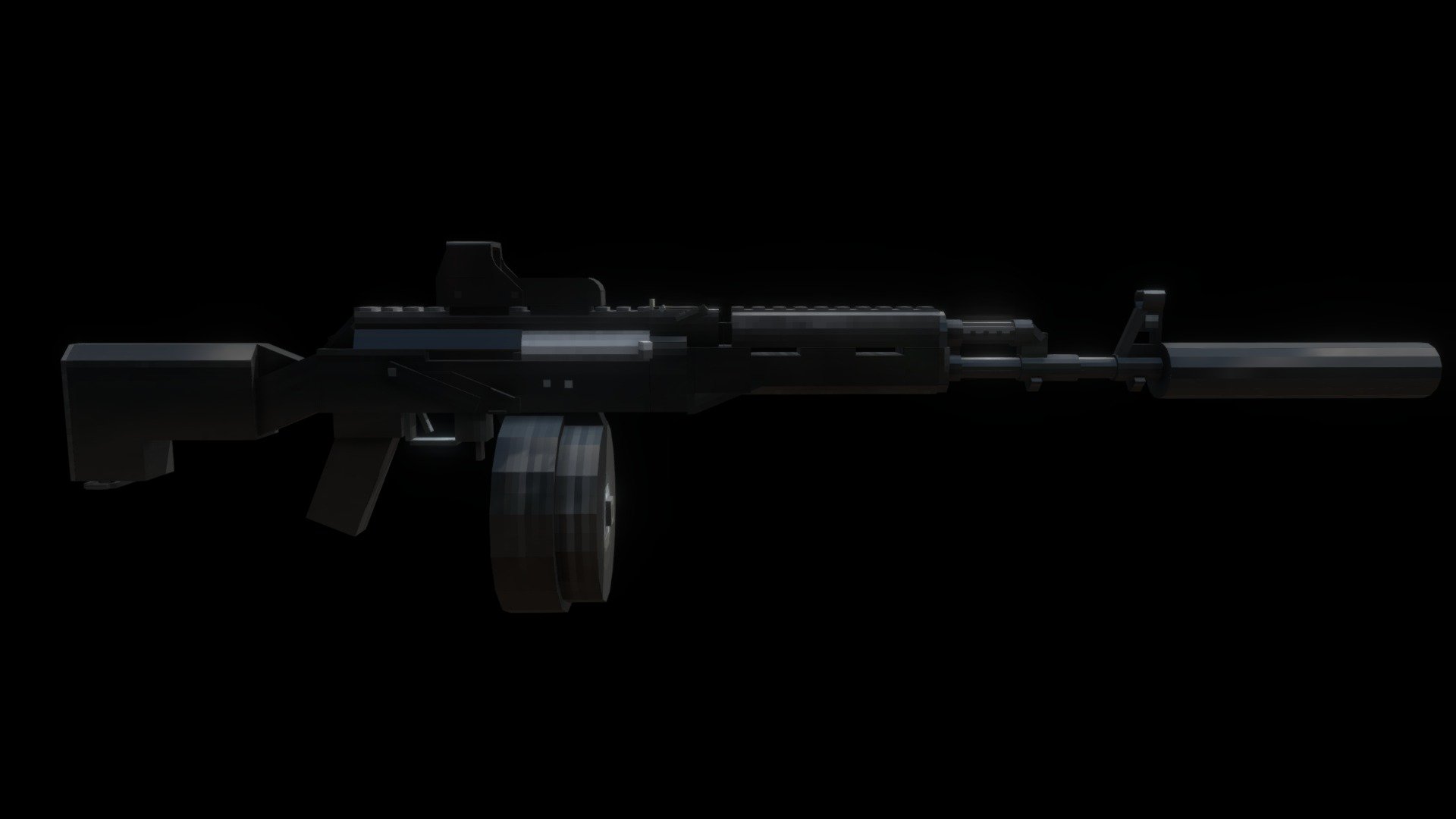 AK-47 with custom mods - 3D model by Vol Corporation (@volina) [f523fcf ...