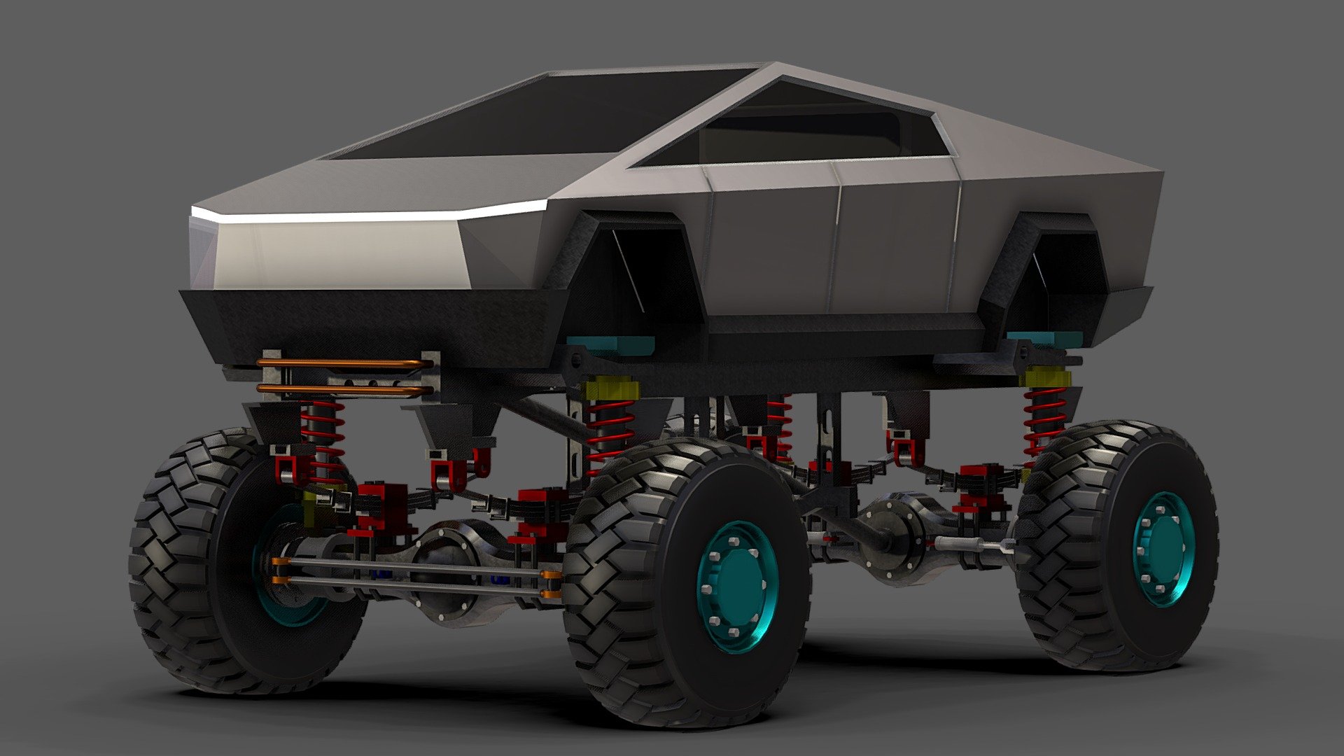 Tesla Cyber Truck - Buy Royalty Free 3D model by NA3dmodel [f525044 ...