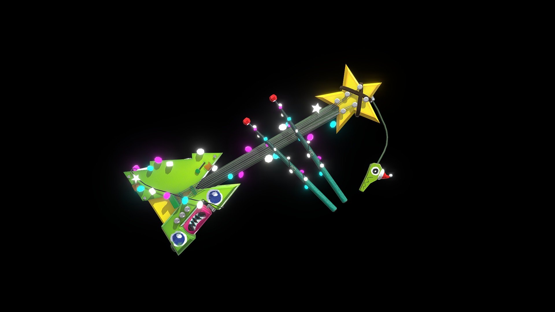 NoStraightRoads Mayday & Zuke Weapon Xmas Ver - 3D model by Makoto Ka ...