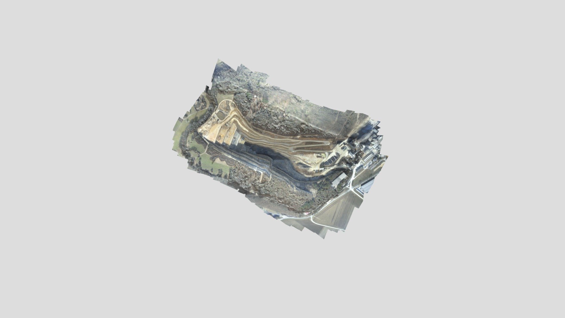 Quarry Site Photogrammetry 3D Model - 3D model by Jee (@tajee) [f5280ac ...