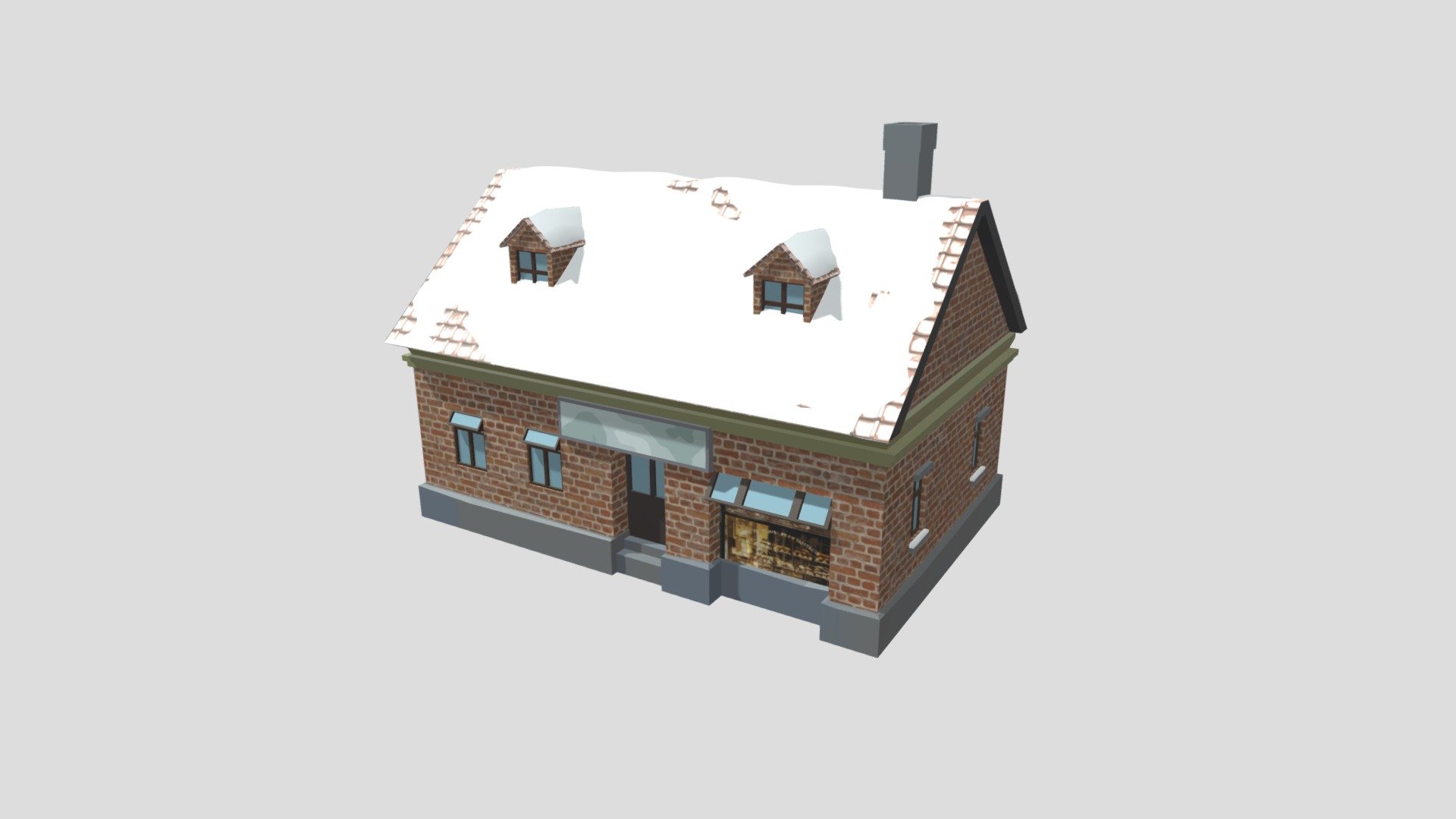 Generic House Shop Bakery - 3D model by StormOfWormhole [f52944e ...