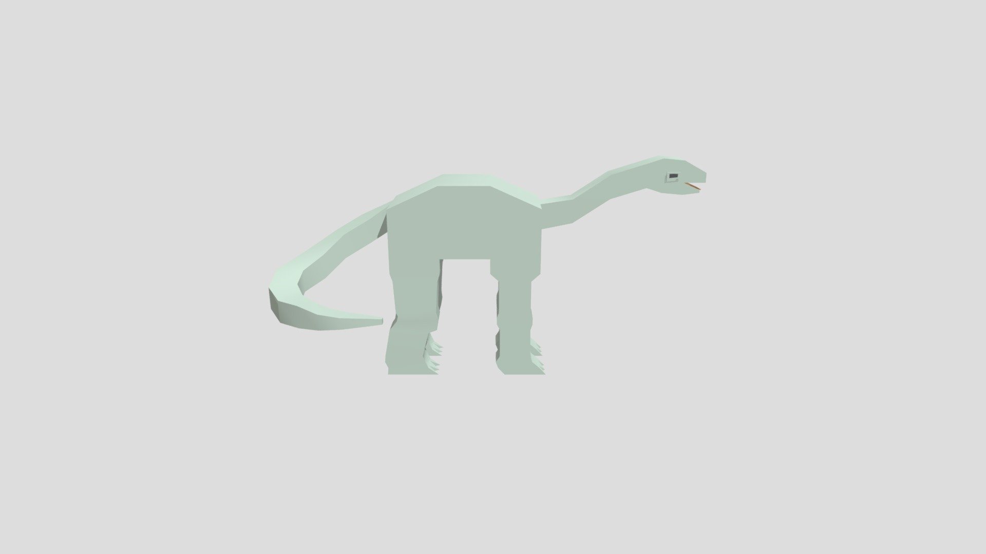 Dinosaur_simple - 3D model by Low_Poly_Student [f52997d] - Sketchfab