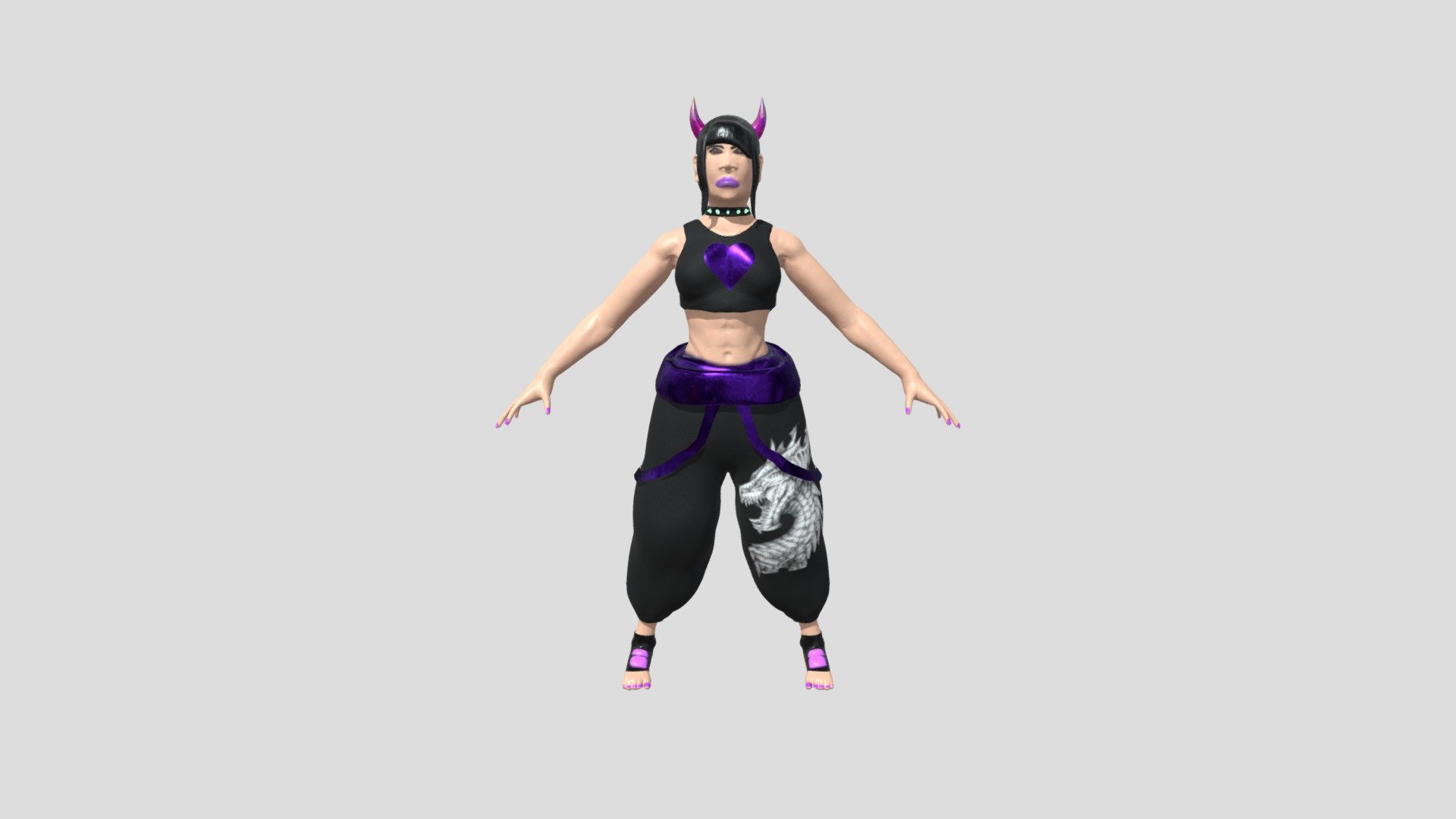 Cursed Juri - 3D model by SaintsUnlimited [f52afd6] - Sketchfab