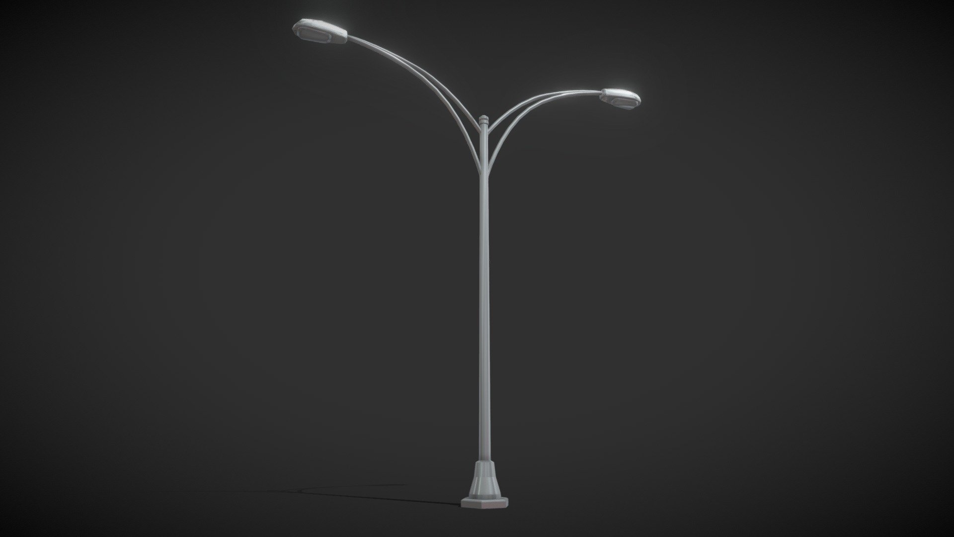 LightPost_Double - 3D model by The Learning Network (@TheLearningNetwork) [f52d387] - Sketchfab