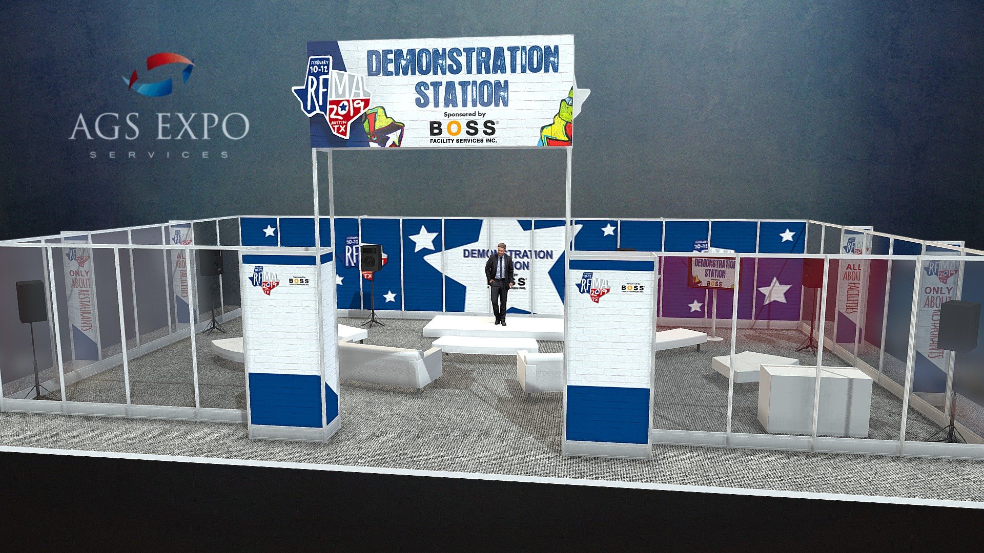 RFMA 2019 - DEMO STATION - 3D model by AGS Expo Services (@AGS-EXPO ...