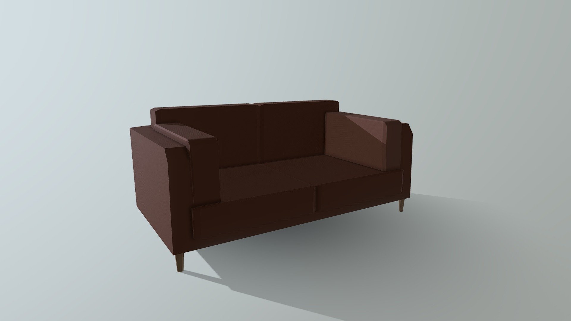Leather Sofa - Game Asset - Download Free 3D model by AspectStudios ...