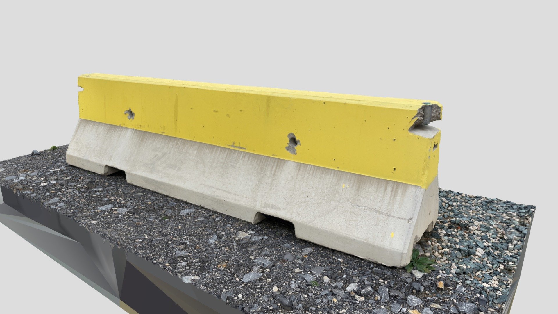 Concrete barier / Rality Scan - Download Free 3D model by conflig ...