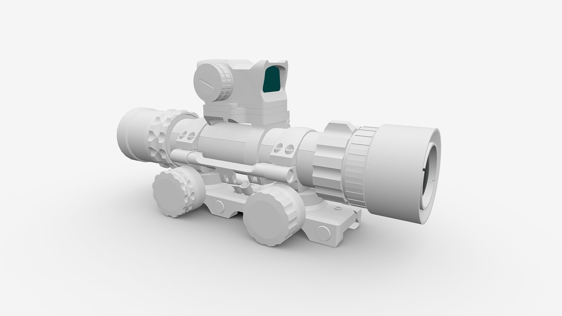 ELCAN Specter OZ（WIP） - 3D model by 417000 [f532675] - Sketchfab
