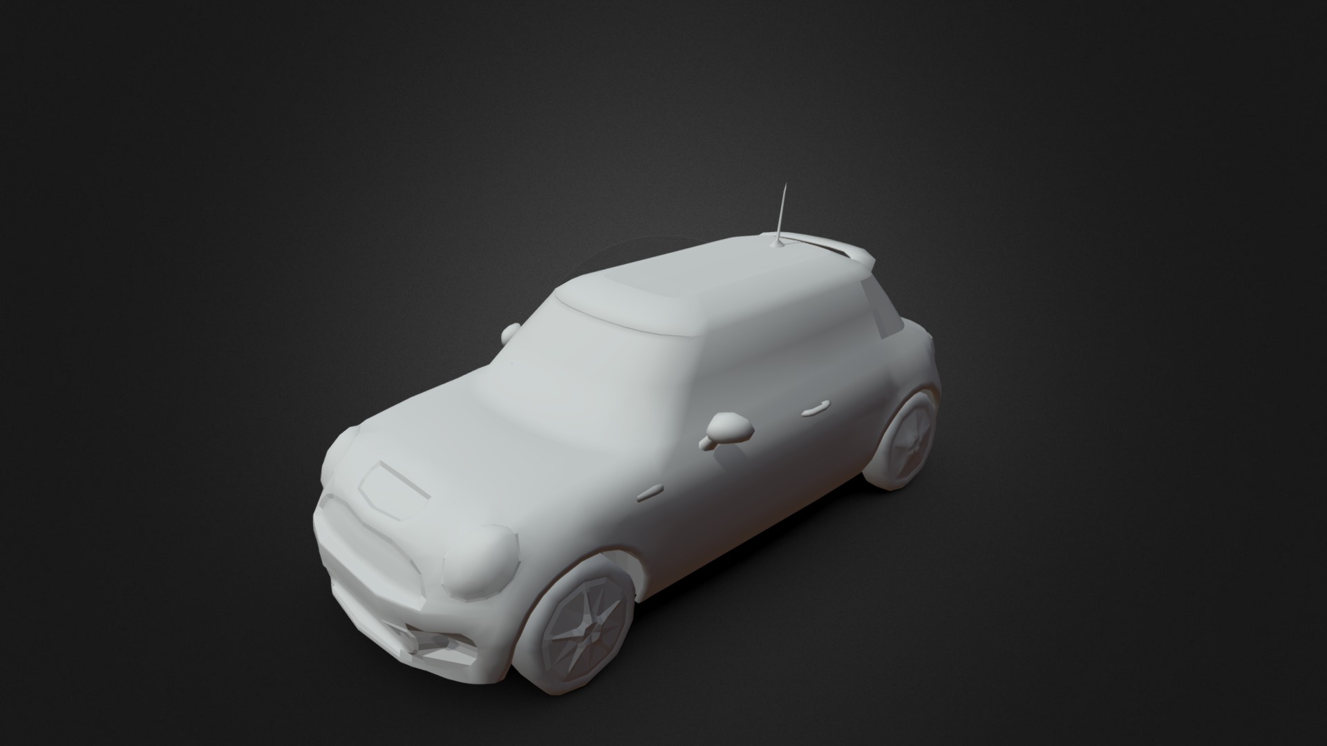 Mini Cooper - 3D model by Michael Douglas (@radialus) [f53463f] - Sketchfab