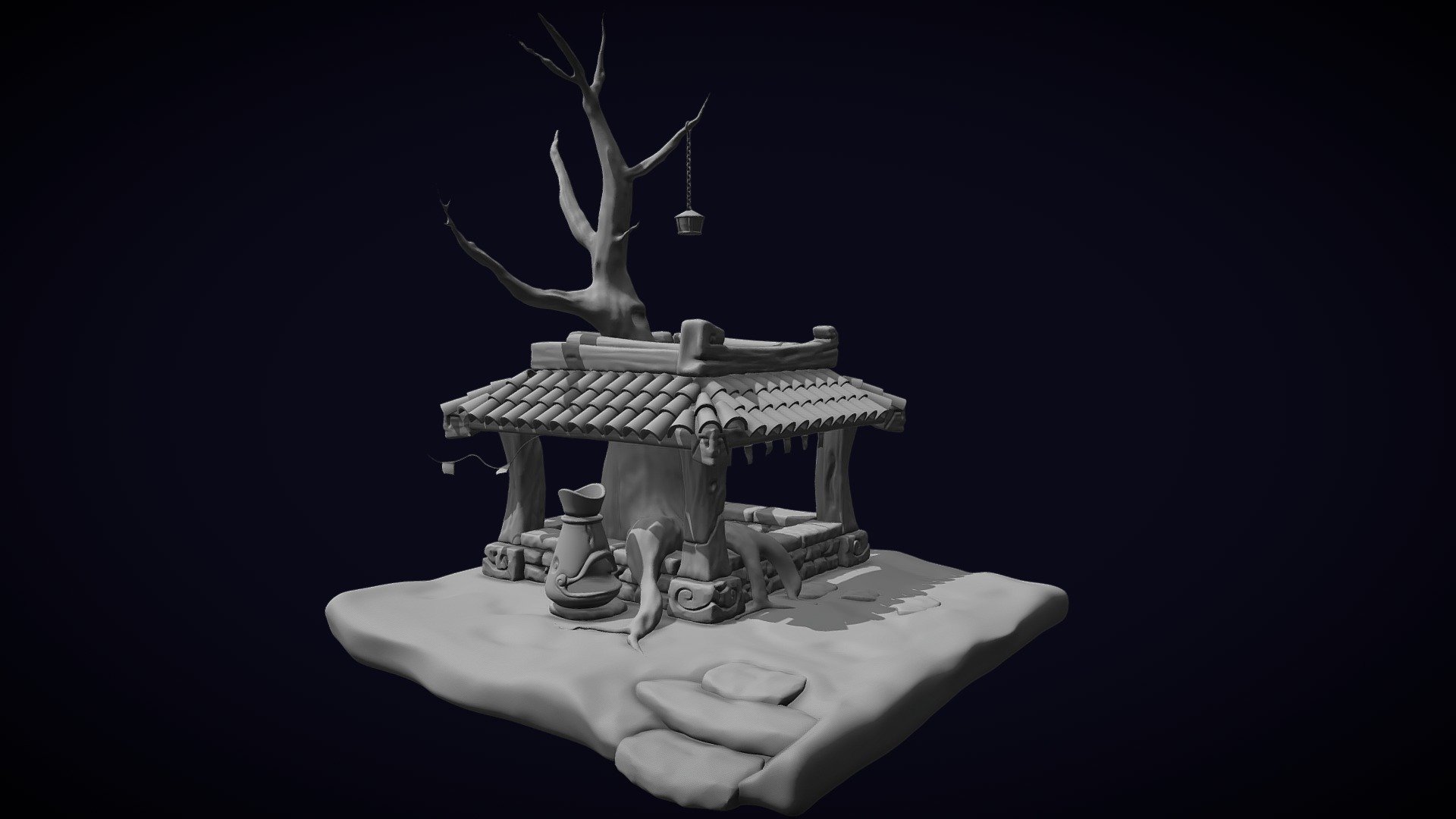 Week 1 Portfolio V Environment: Fish Market - 3D model by allisonlmayer ...
