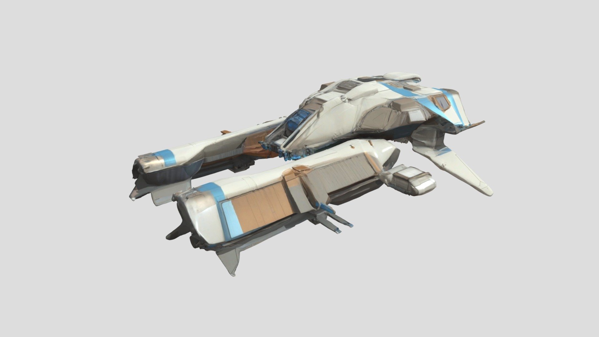 Starbound Cruiser - 3D model by 𝖟𝖙𝖗𝖟𝖙𝖗 (@ztrztr3) [f536083] - Sketchfab
