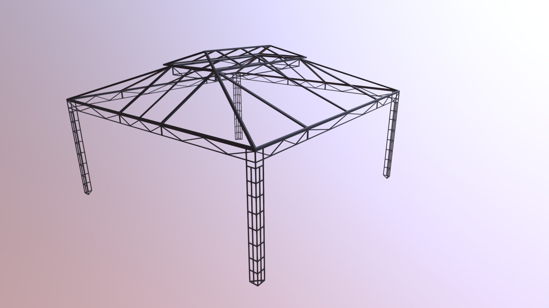 Metal Structure 01 - 3D model by paul.mrg [f53686c] - Sketchfab