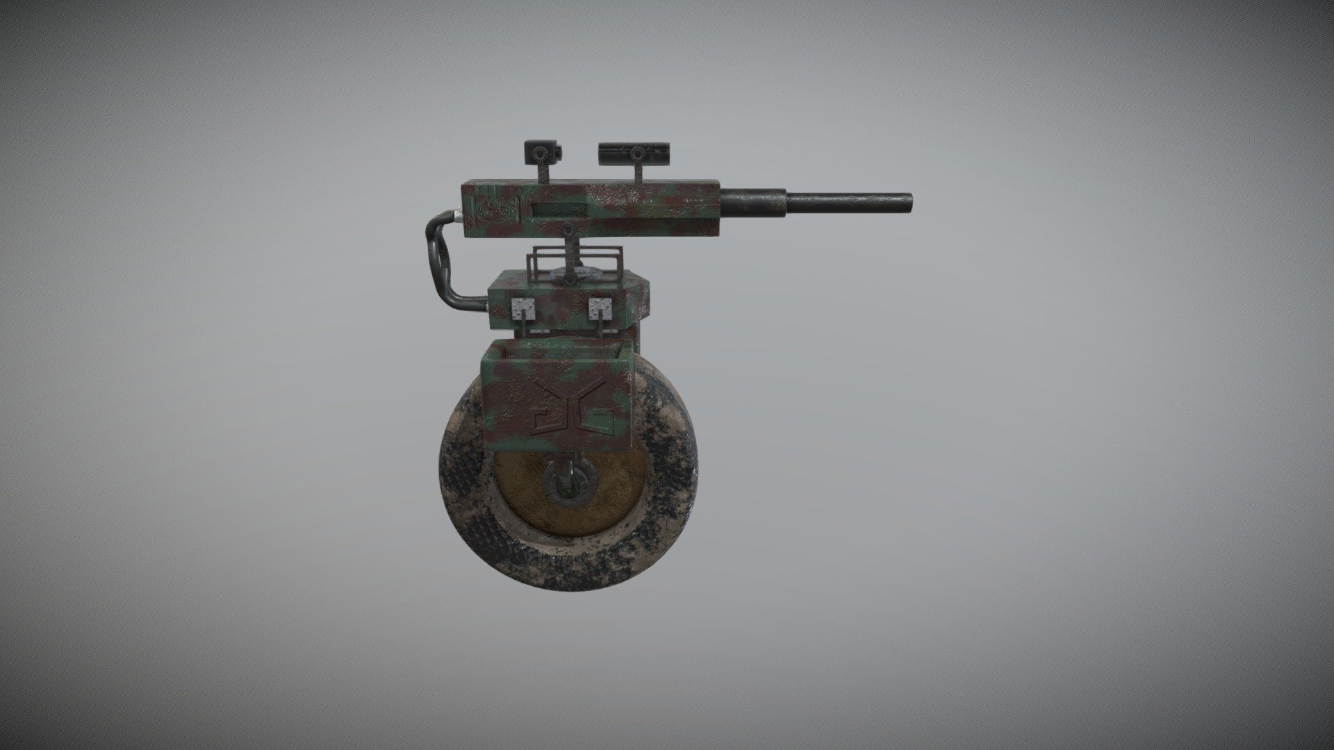 Turret Drone - 3D model by GaoGaoStudios [f537994] - Sketchfab