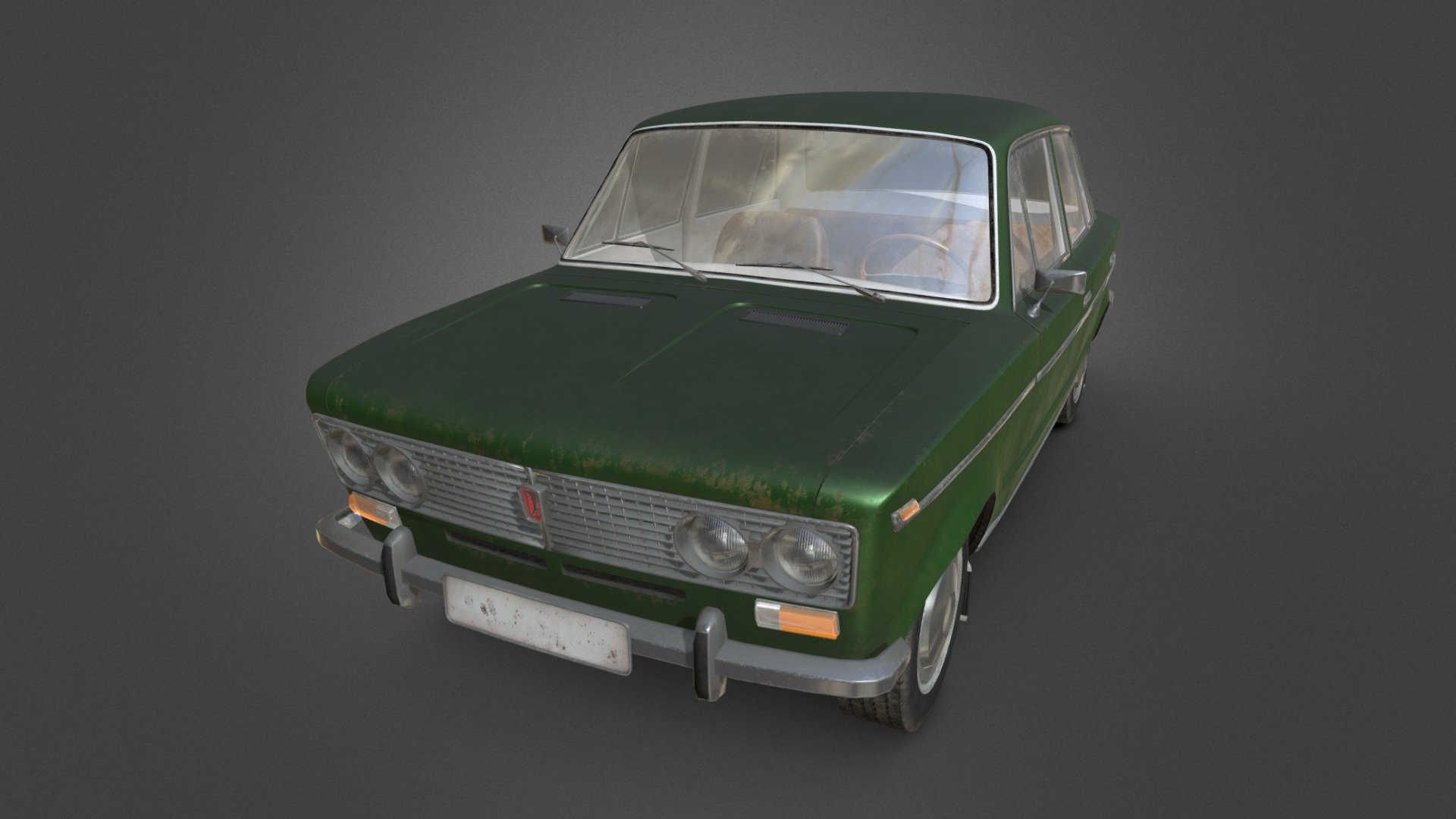 Soviet VAZ-2013 model - 3D model by yury.m [f537f9a] - Sketchfab
