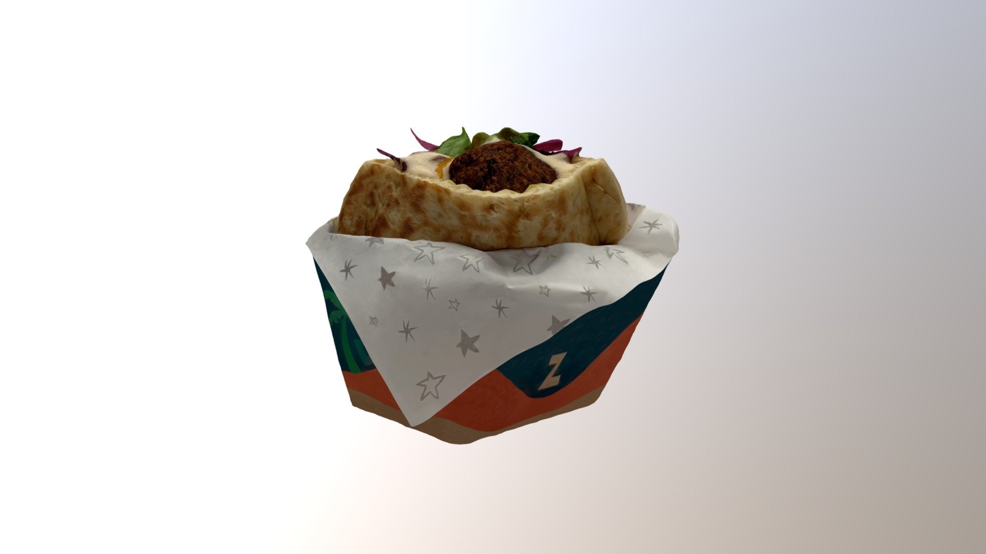 Falafel - 3D model by Evgen Zilberman (@evgenzorush) [f5384ab] - Sketchfab