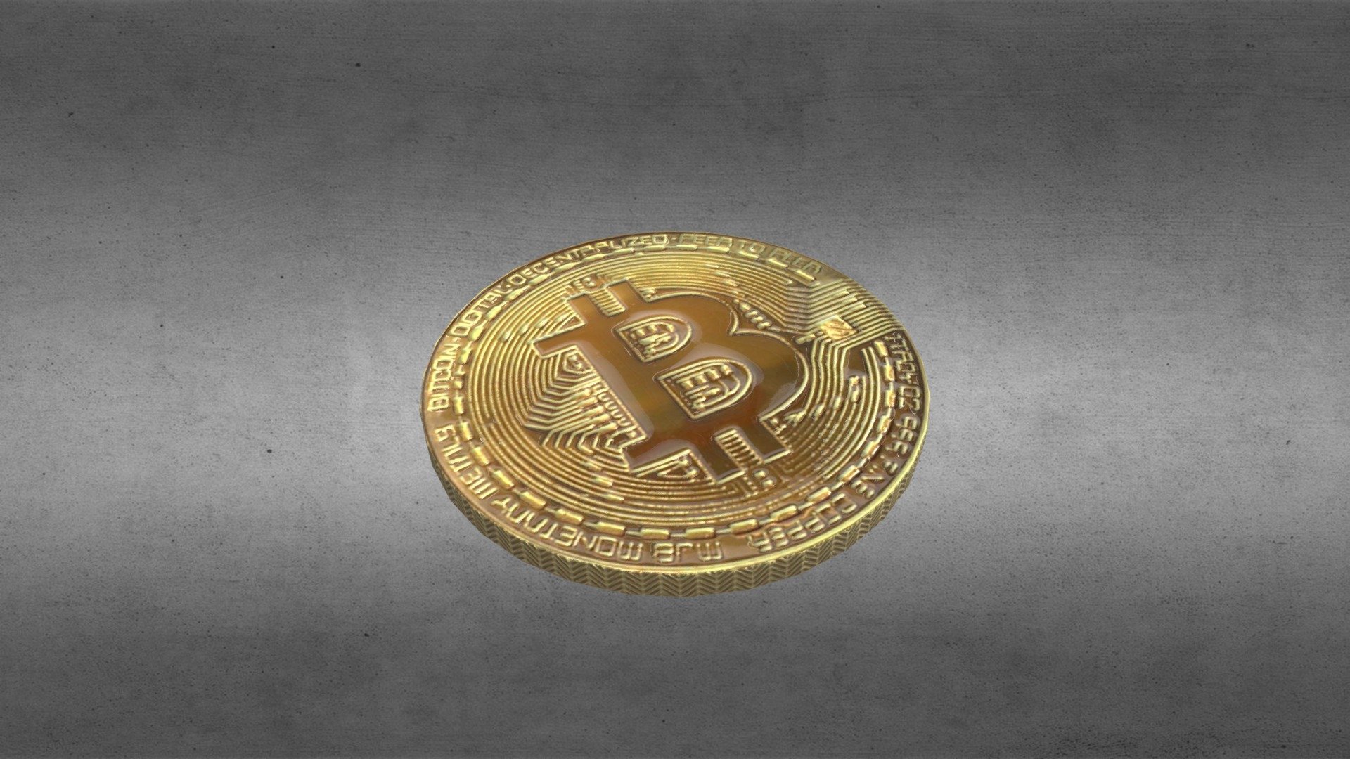 Bitcoin - 3D model by atonce [f538fed] - Sketchfab