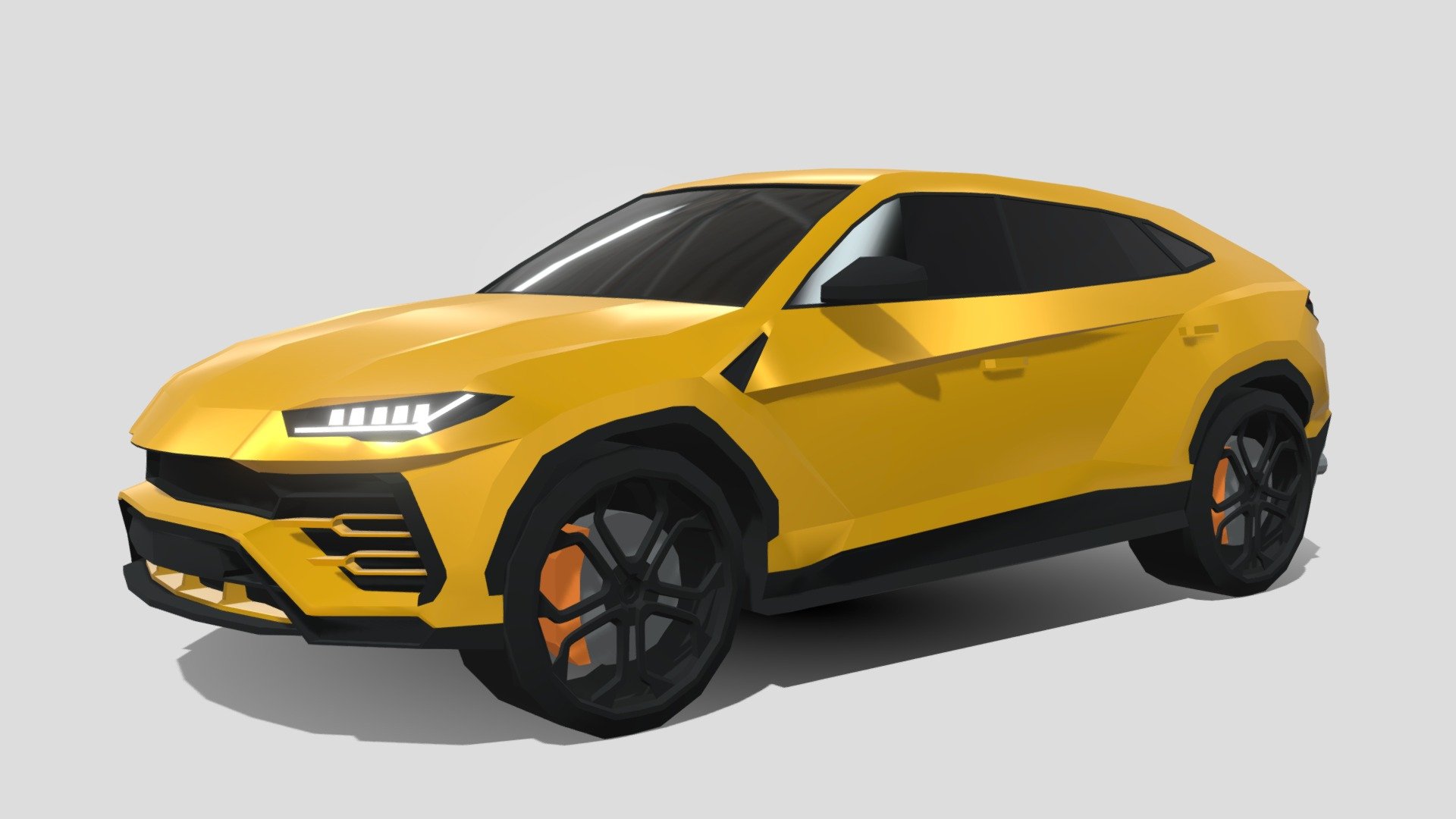 Low Poly Lamborghini Urus - Download Free 3D model by SharkyStudios ...