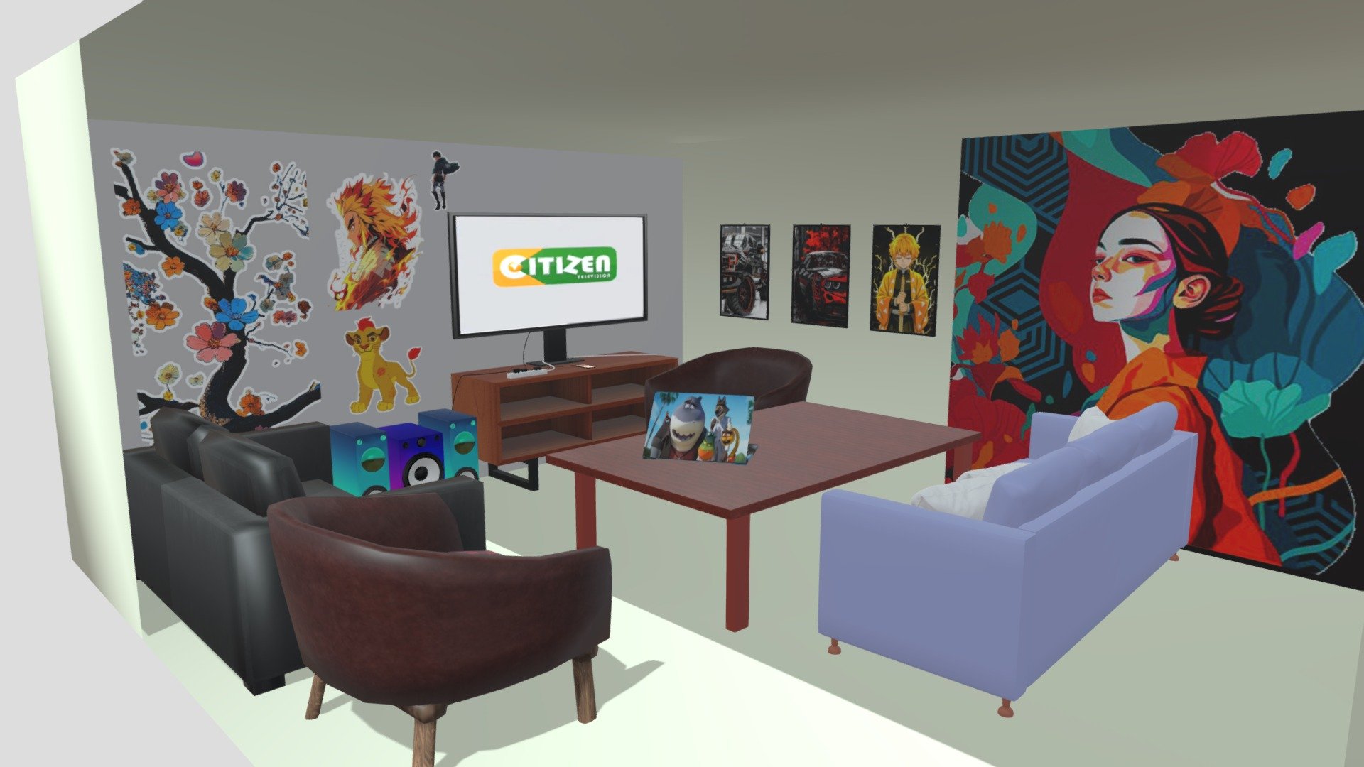 House Interior - Download Free 3D model by costoWRLD (@wrld_poly ...