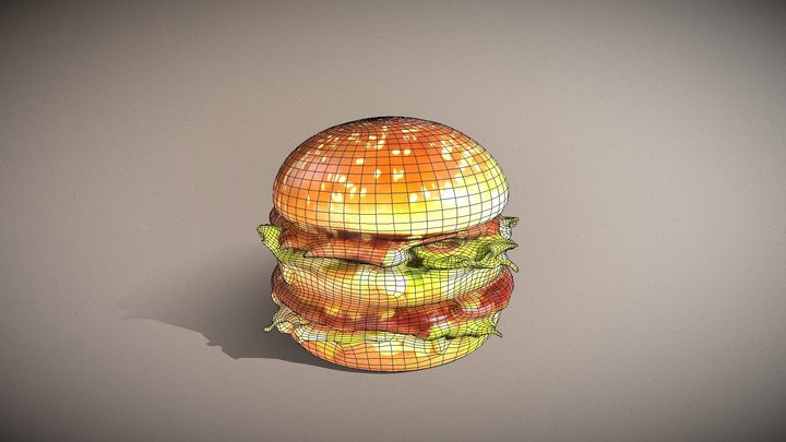 Burger 3D models - Sketchfab