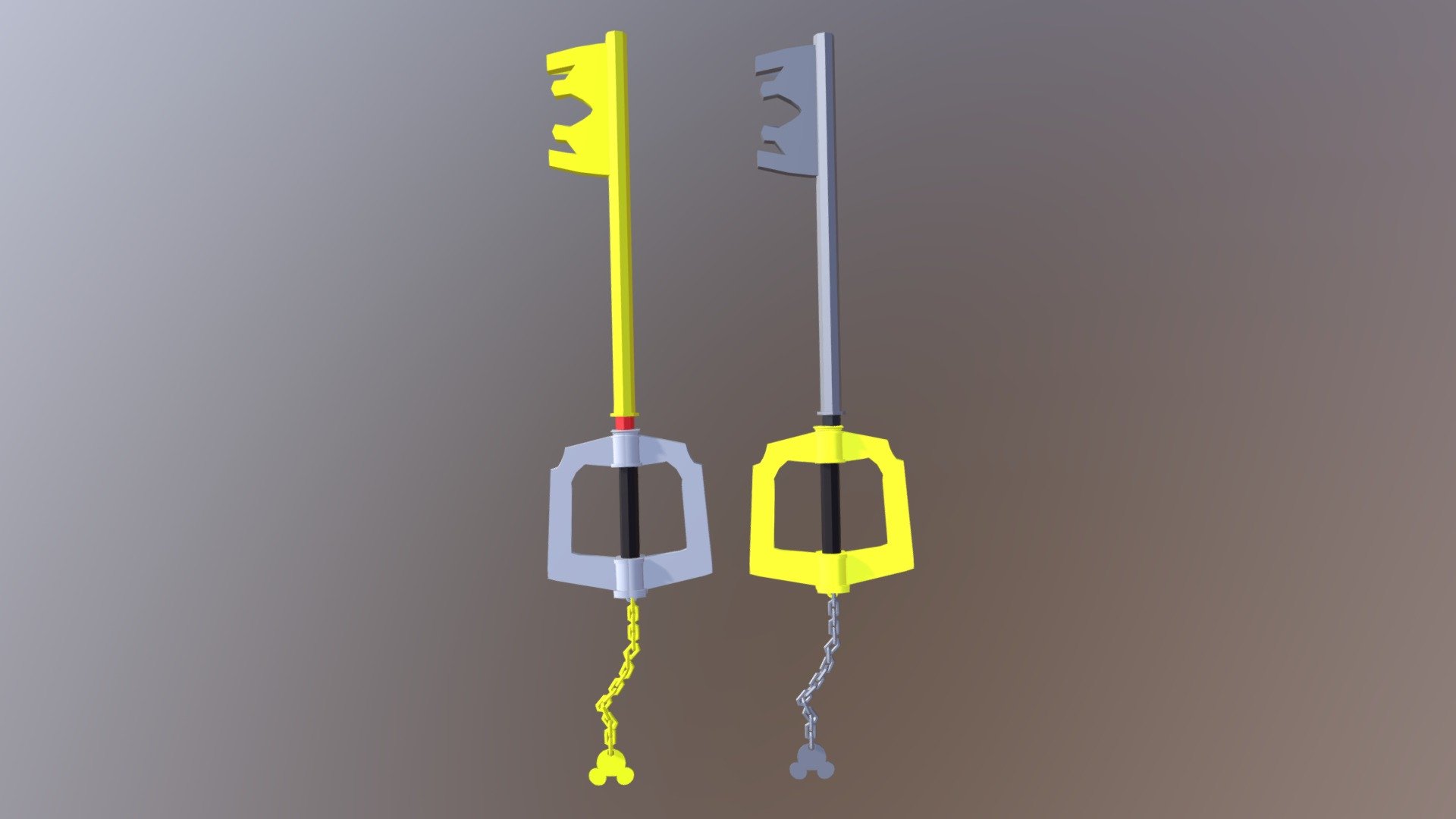(Kingdom Hearts 1) Keyblade Sora & mickey - 3D model by Liferdeth023 ...